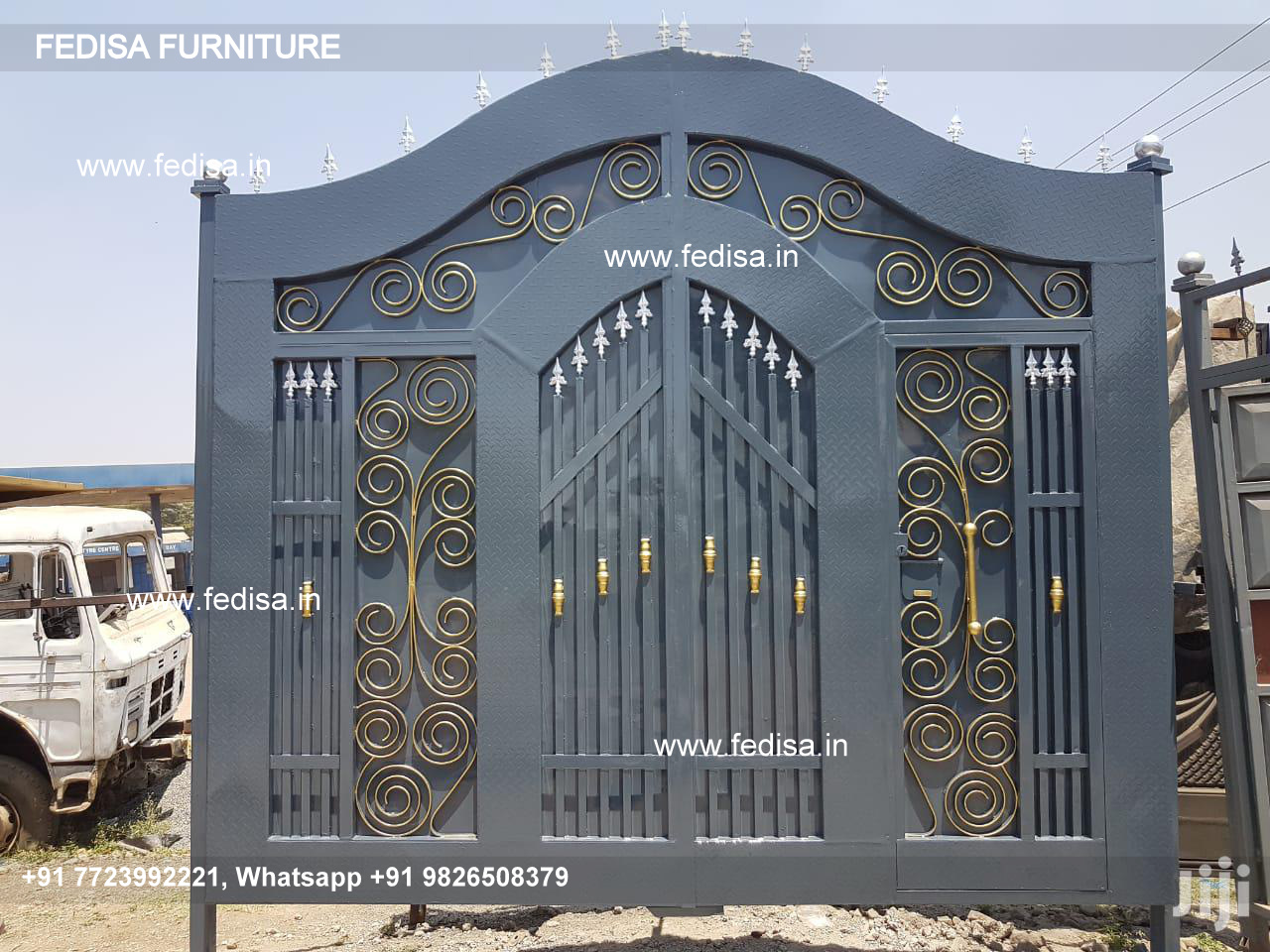 Modern Steel Gate Design Modern Metal And Wood Fence Square Tube Gate ...