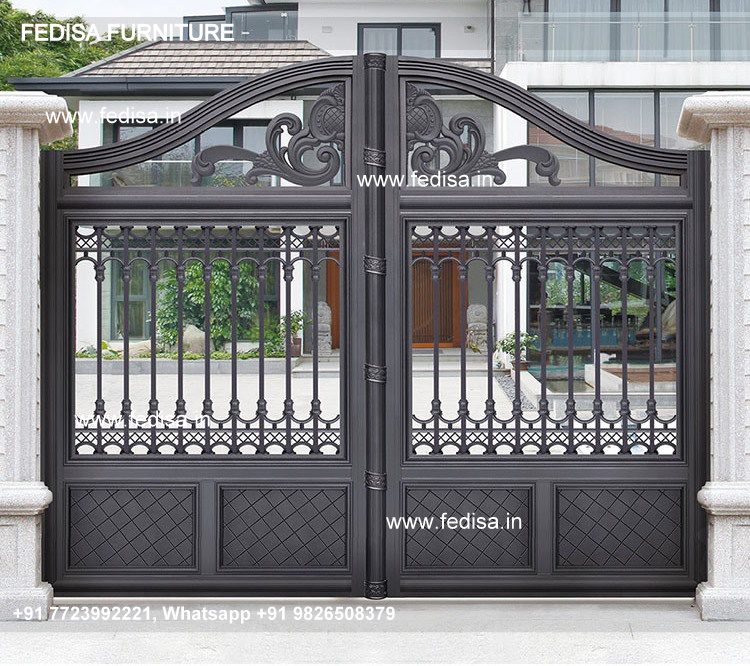 New Gate Design Modern House With Gate Modern Fence Gate Pipe Wala Gate ...