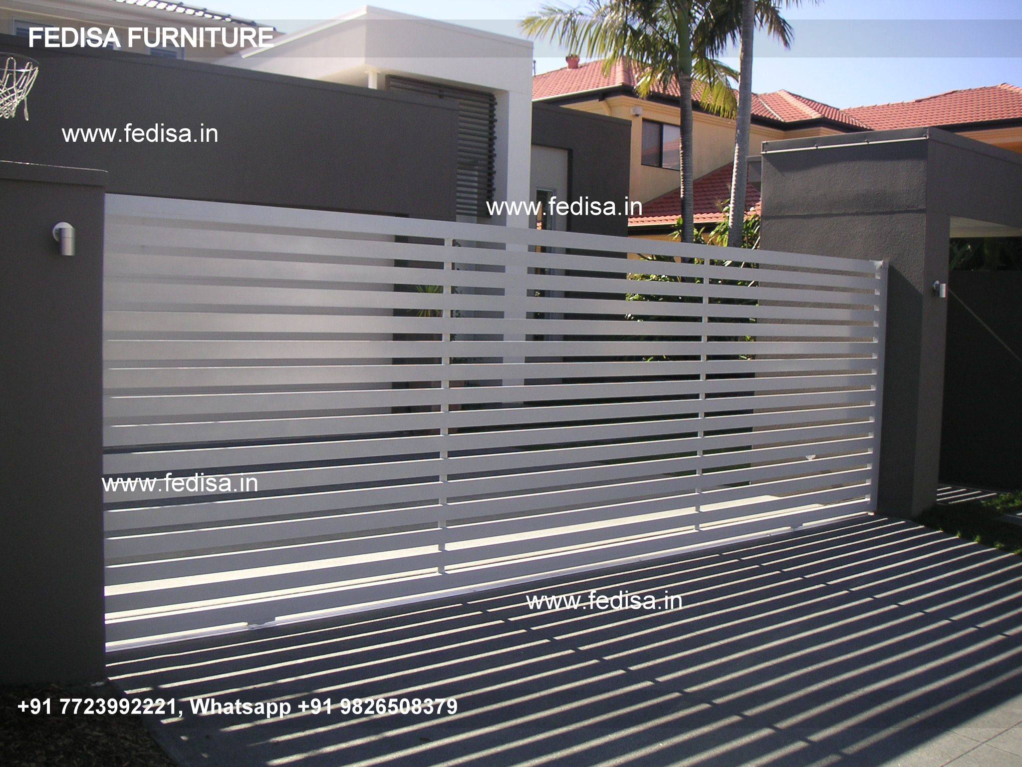 New Slide Gate Design Modern Japanese Gate Design 3d Gate Design For ...