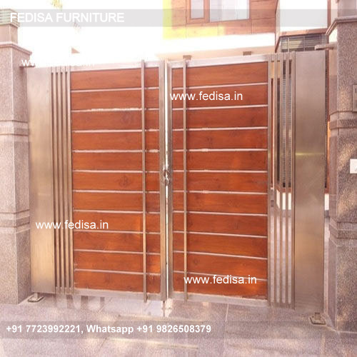 Outdoor Gate Design Steel Plate Gate Design Beautiful Gate Design Steel ...