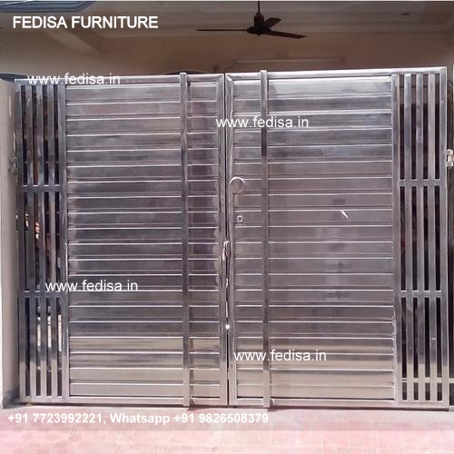 Pipe Gate Design Modern Metal And Wood Fence Main Gate Ramp Design In ...