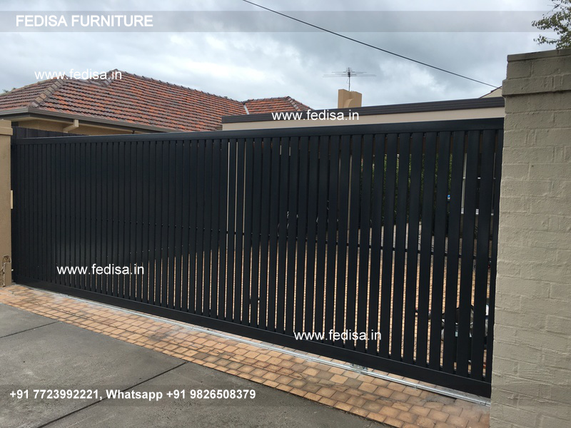 Railing Gate Design Modern Iron Fence Designs Simple Sliding Gate ...