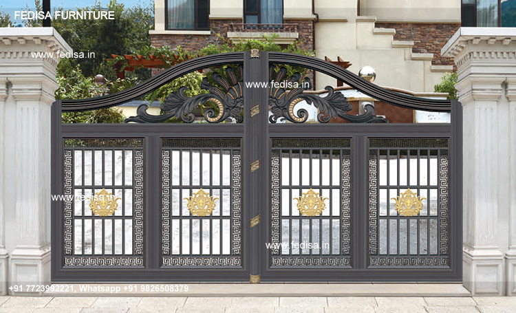 Rolling Gate Design Modern Iron Fence Compound Grill Design Plai Gate ...