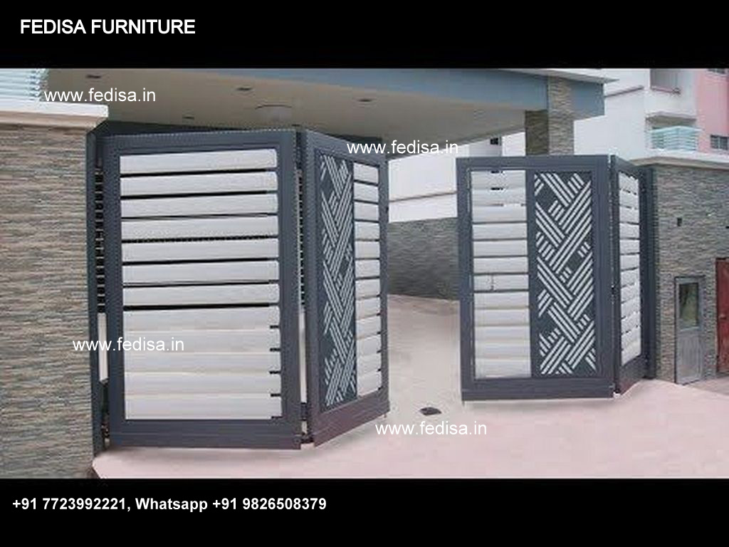 Rolling Gate Design Modern Iron Fence Industrial Entrance Gate Design ...