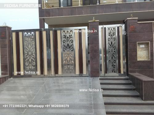 Rolling Gate Design Modern Metal And Wood Fence Laser Cut Gate Design ...