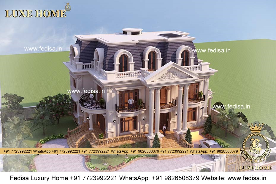 Showcase Design For Drawing Room Luxury Modern Villas Cream House ...