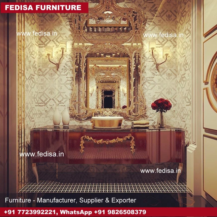 Simple Dressing Table, Round Vanity Table White Marble Dressing Table