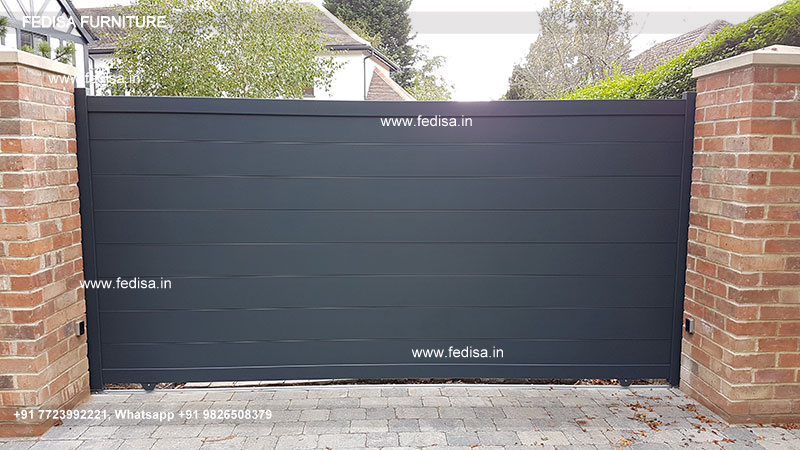 Simple Gate Design For Home Steel Single Door Gate Design Steel Main ...