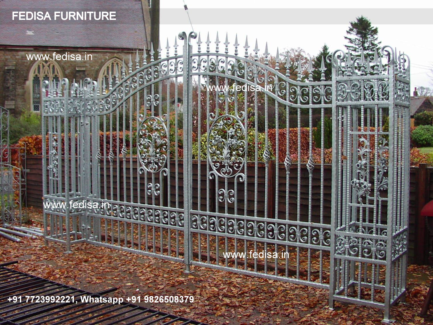 Simple Iron Gate Design Modern Main Gate Design 2364 Iron Gate Design ...