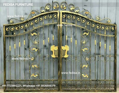 Simple Iron Gate Design Tata Gate Design Flat Bar Gate Design Steel Ke ...