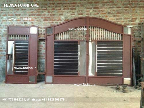 Simple Main Gate Design 3156 Modern Metal And Wood Fence Laser Cutting ...