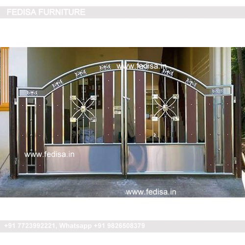 Simple Main Gate Design Modern House With Gate Main Gate Single Door ...