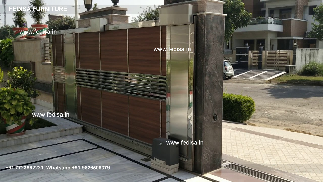 Simple Main Gate Design Steel Plate Gate Design Gate Banane Ka Design ...