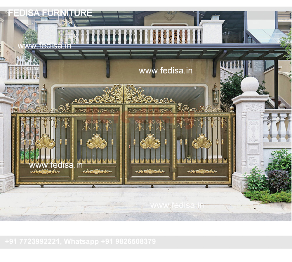 Simple Steel Gate Design Modern Japanese Gate Design Compound Wall ...
