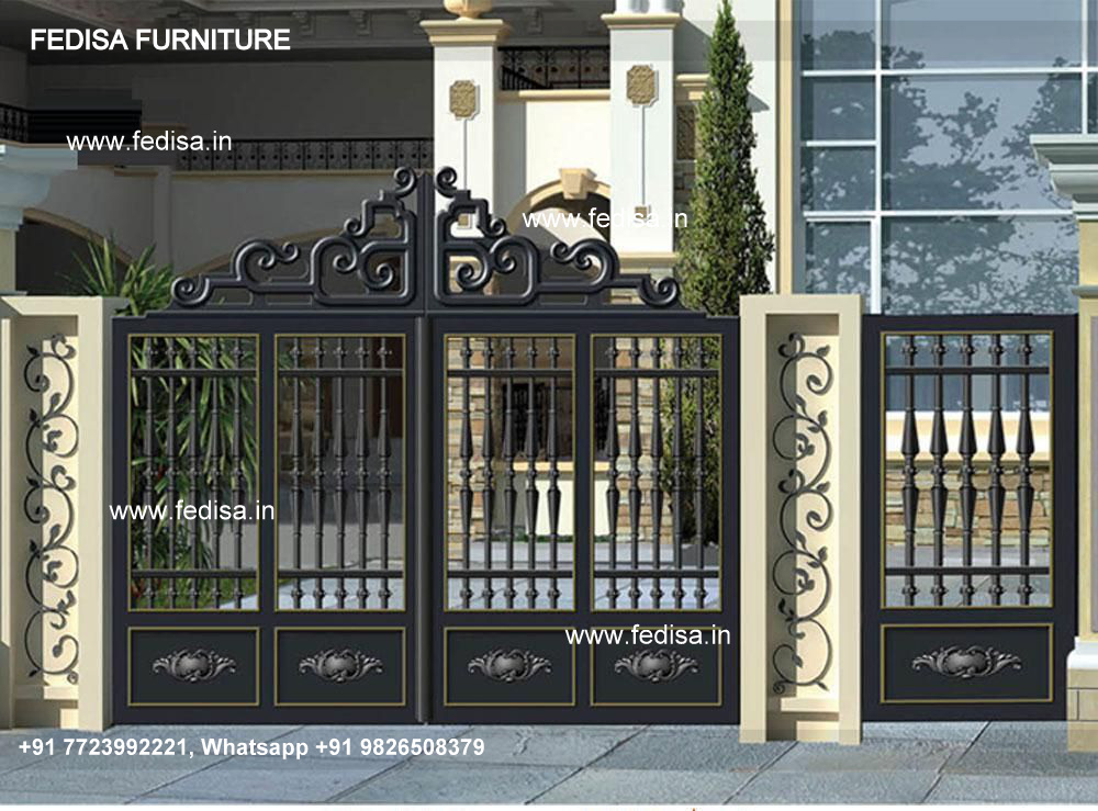 Simple Steel Gate Design Modern Japanese Gate Design Iron Channel Gate ...