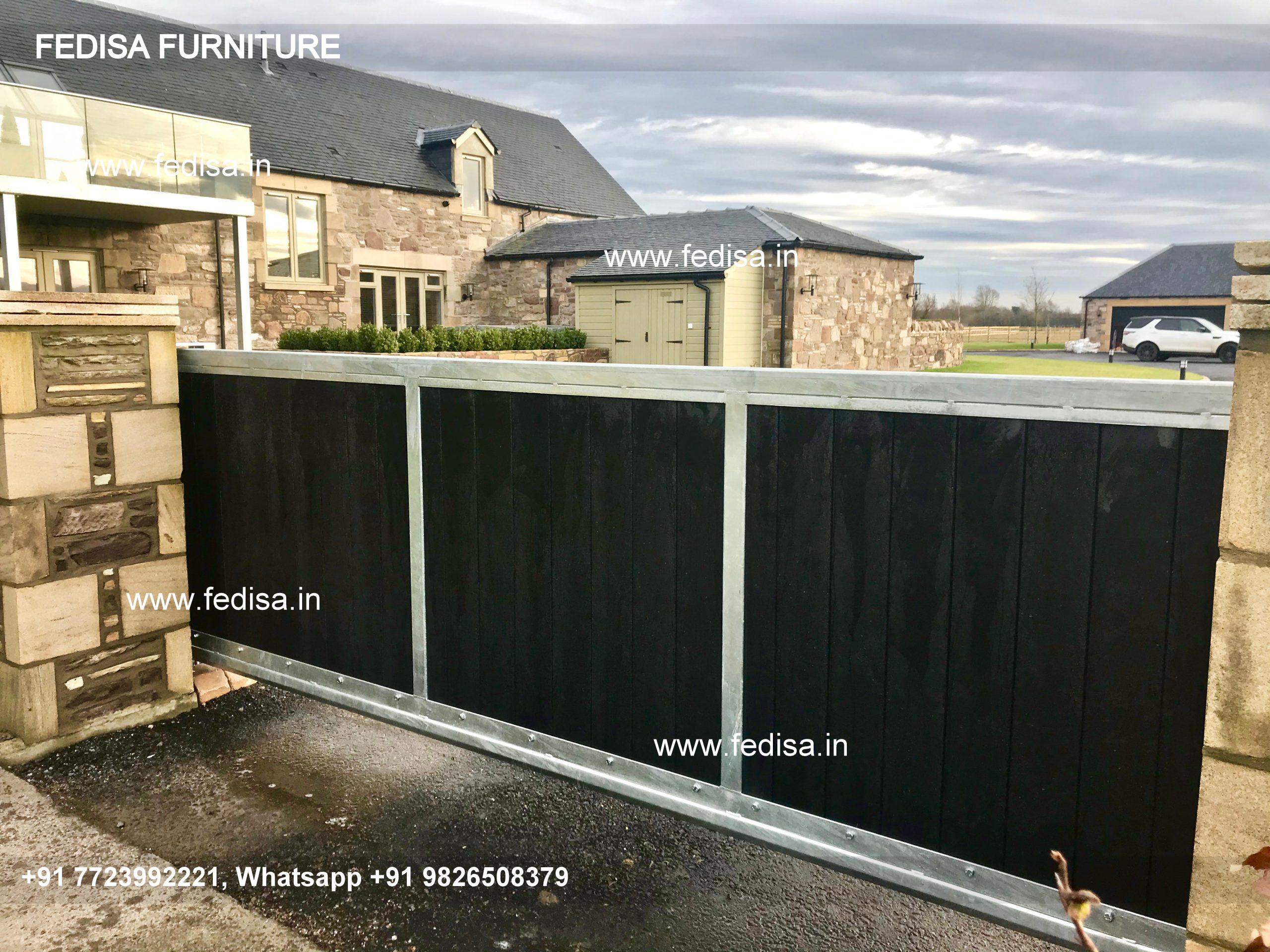 Simple Steel Gate Design Steel Single Door Gate Design Main Gate Design ...