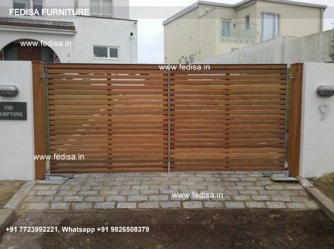 Simple Wall Boundary Grill Design Modern Gate Post Design Compound Gate ...