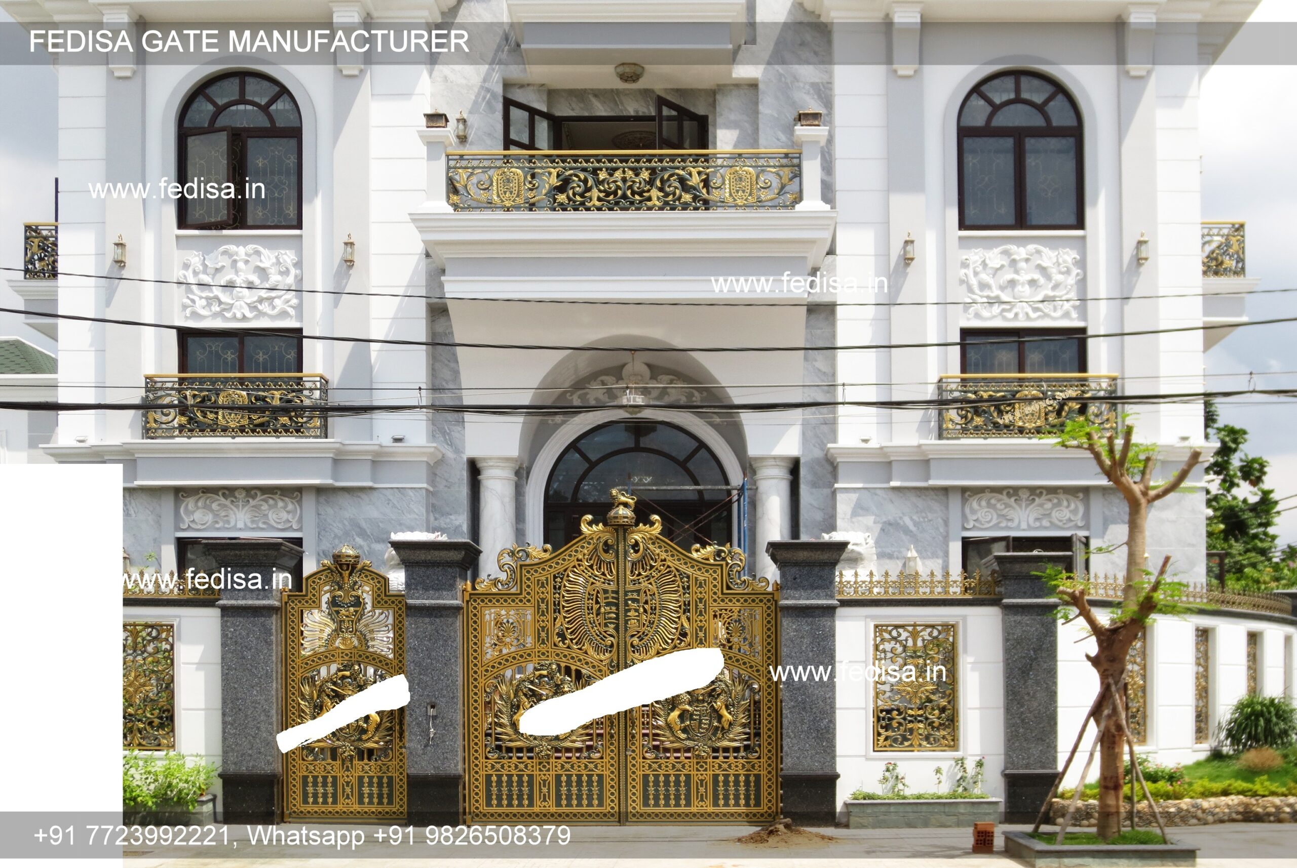 Single Gate Design Loha Grill Gate Design Main Gate With Mini Gate Iron ...