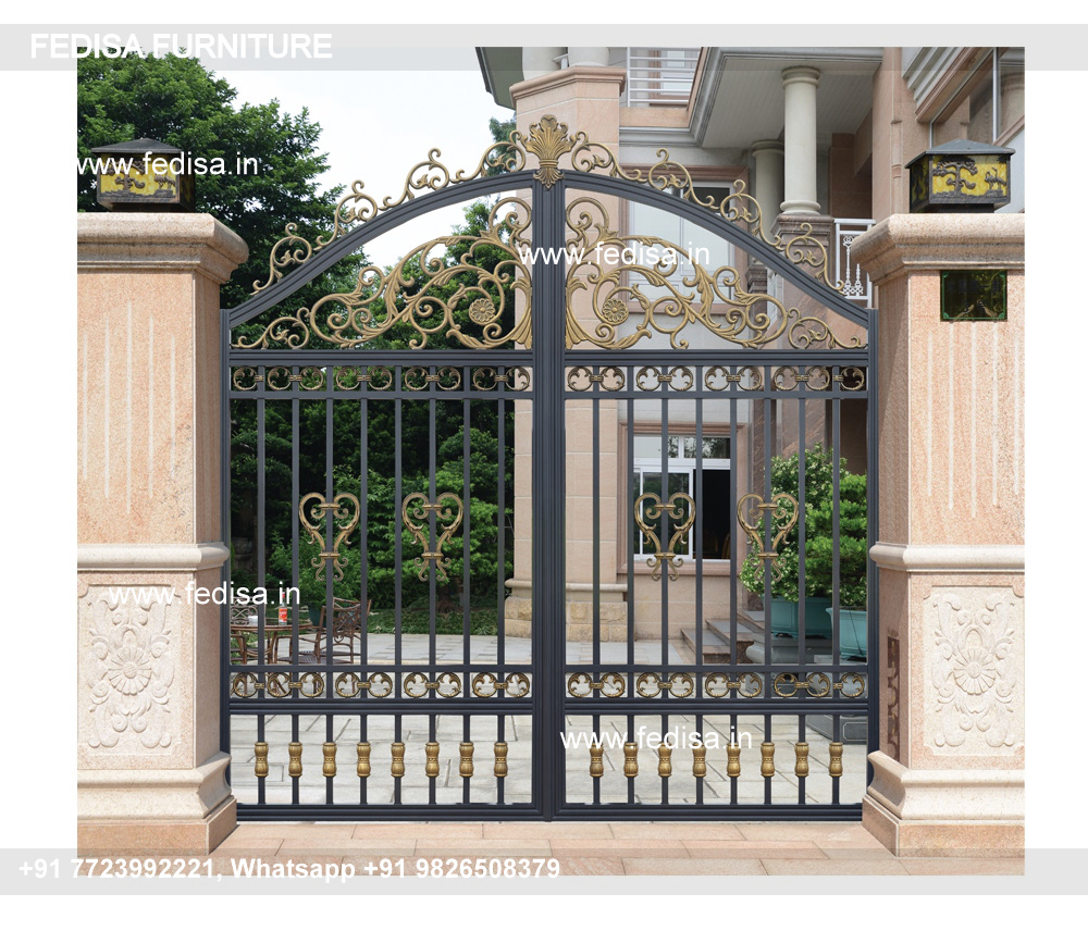 Single Gate Design Modern House With Gate Contemporary Gate Design Pipe ...