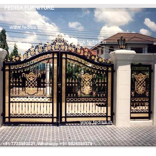 Single Gate Design Modern Iron Fence Designs Modern Metal Gate Design ...
