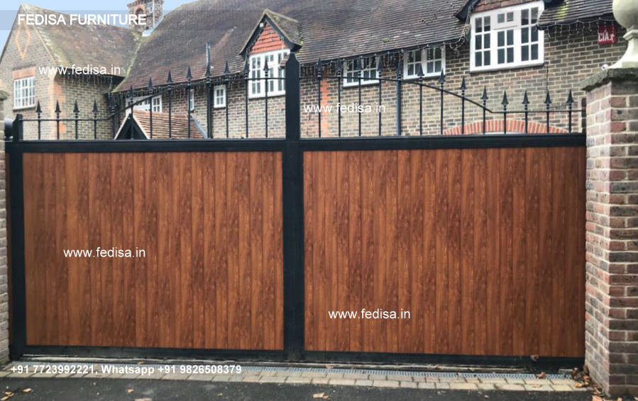 Single Gate Design Steel Temple Gate Design Main Gate Design Loha Steel ...