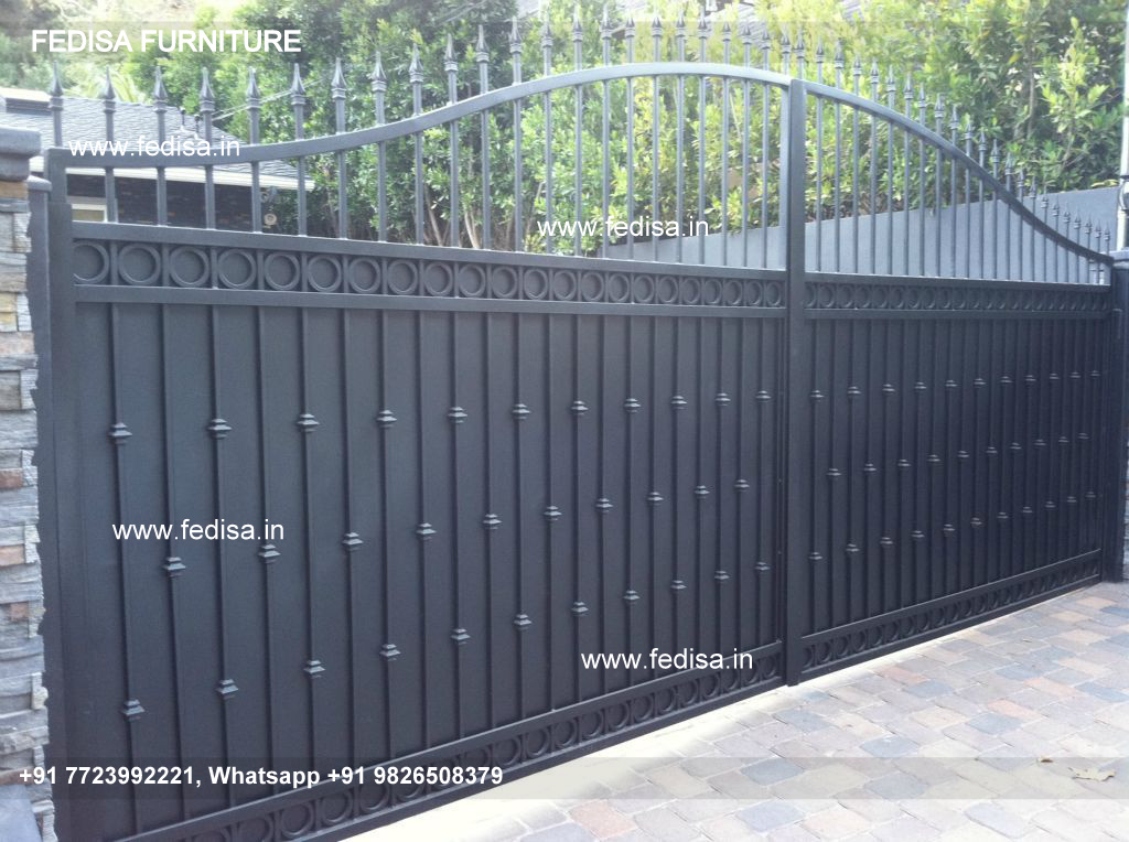Single Iron Gate Design Steel Single Door Gate Design Room Wooden Gate ...
