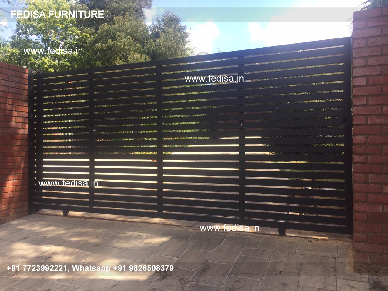 Sliding Gate Design For Home Steel Square Pipe Gate Design Round Gate ...