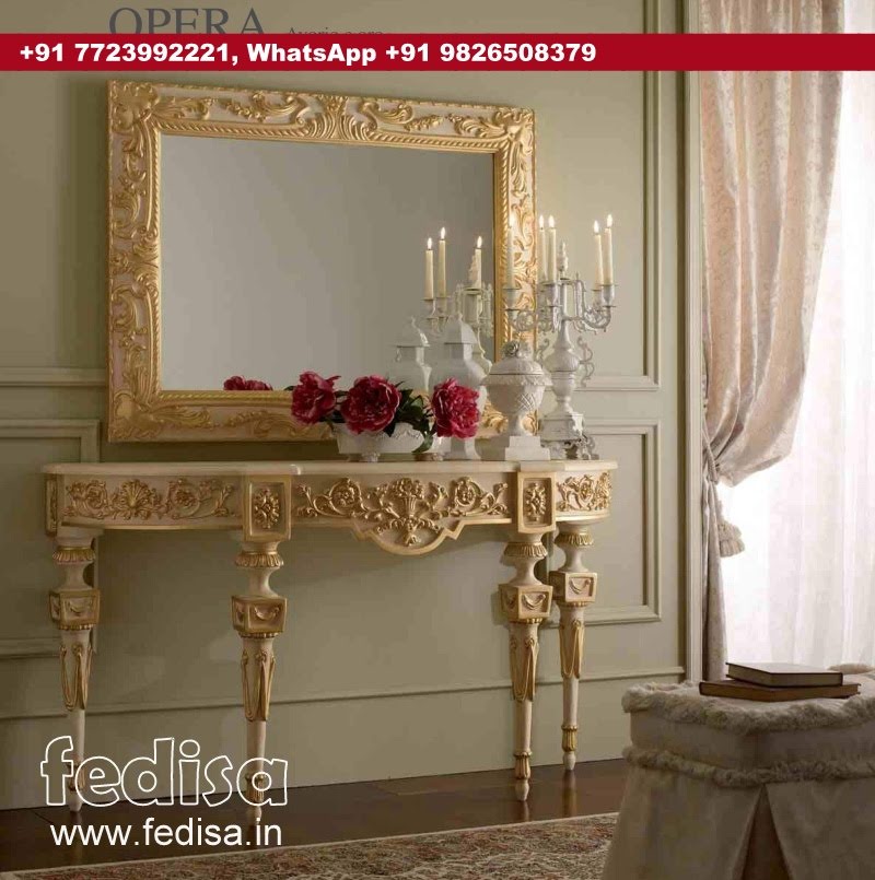 Small Dressing Table, Dressing Table Sheesham Wood Movable Dressing Table