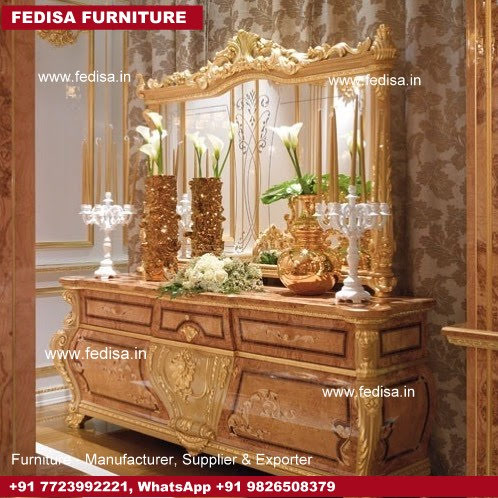 Small Dressing Table, Glass Mirrored Dressing Table Oak Dressing Table ...