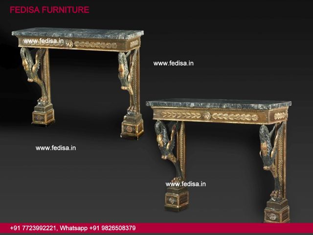 Sofa Front Table 149 Drawer Mirrored Console Table Four Hands Console ...