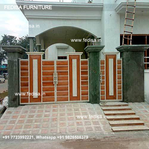 Ss Gate Modern Main Gate Design 2224 Gate Pillar Top Design Pipe Ka ...