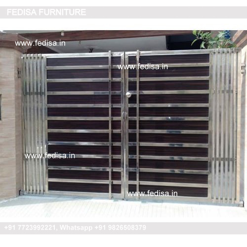 Ss Main Gate Design Tata Structura Gate Design Grey Gate Design Steel ...