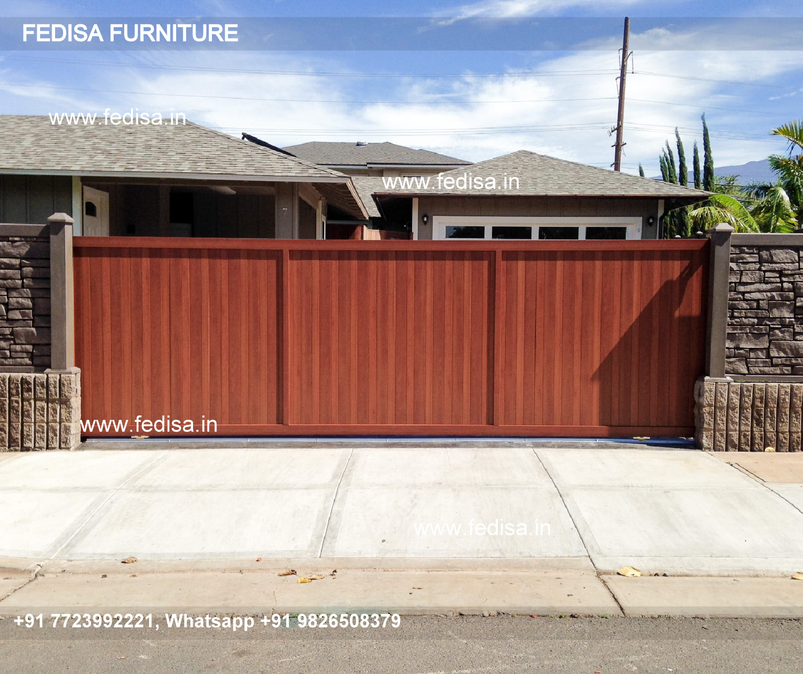 Steel Gate Design For Home Steel Square Pipe Gate Design Boundary Wall ...