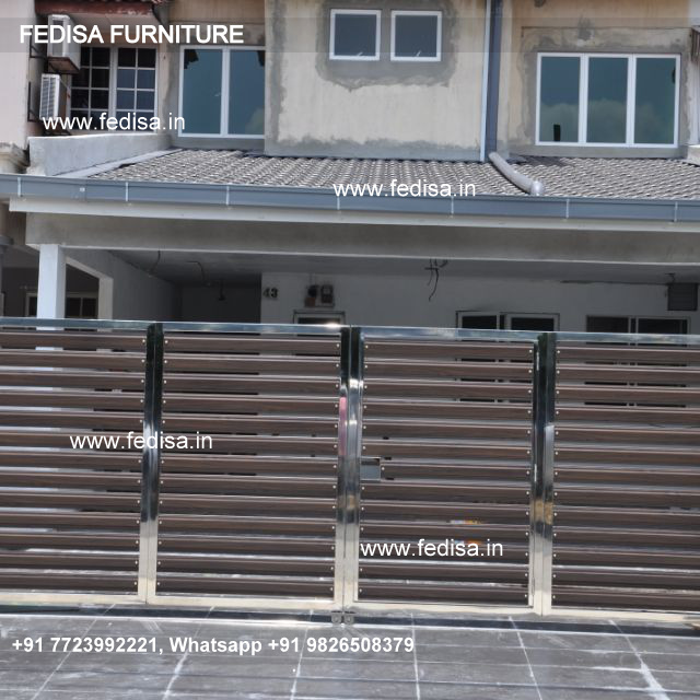 Steel Gate Design Single Door Modern Iron Fence Designs Auto Gate ...