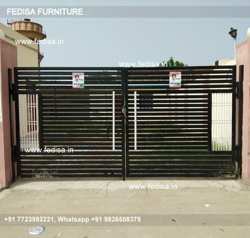 Steel Gate Design Single Door Modern Main Gate Design 2259 Loha Gate ...