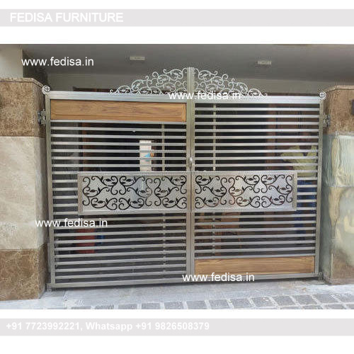 Steel Gate Design Single Door Steel Square Pipe Gate Design Ss Folding ...