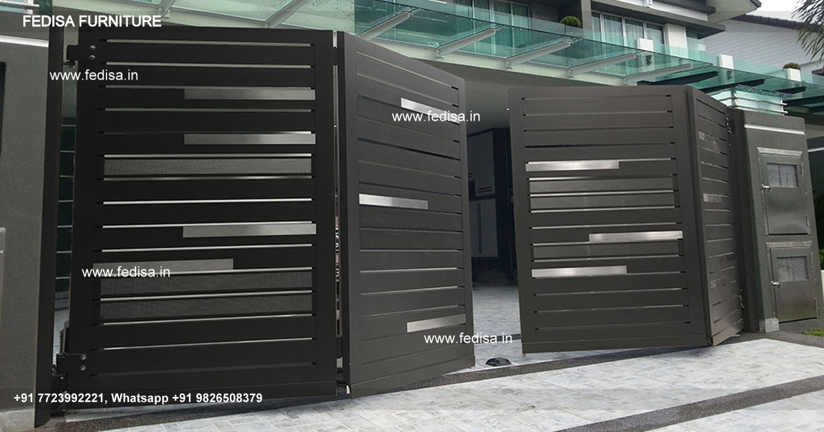 Steel Gate Design Steel Square Pipe Gate Design Simple Main Gate Design ...