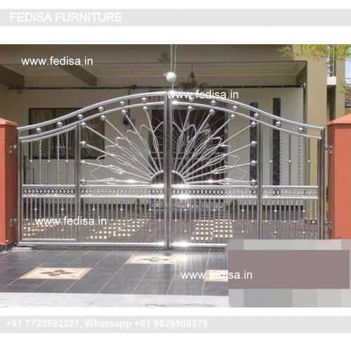 Steel Gate Single Palla Modern Japanese Gate Design New Design Ke Gate ...