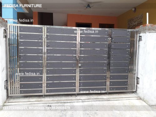 Steel Ka Gate Modern Gate Door Gate Ki Jhalar Pipe Gate Design Iron ...
