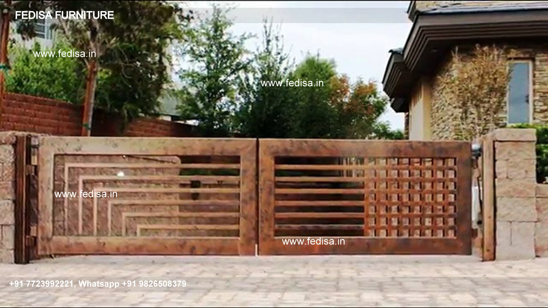 Steel Ka Gate Modern Main Gate Design 2326 Sliding Gate Design For ...