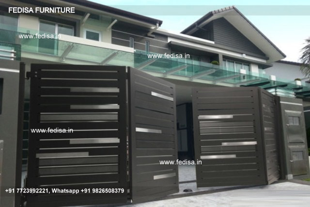 Steel Ke Gate Modern Gate Post Design Gate Lock Design Pillar Tiles ...