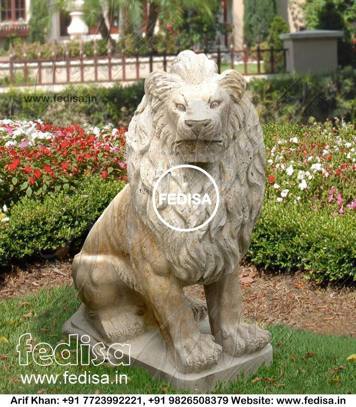 Stone Bunny Statues Yard Animal Statues Deer Figurines