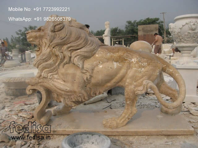 Stone Garden Ornaments Animals Garden Fish Sculptures Dinosaur Yard ...