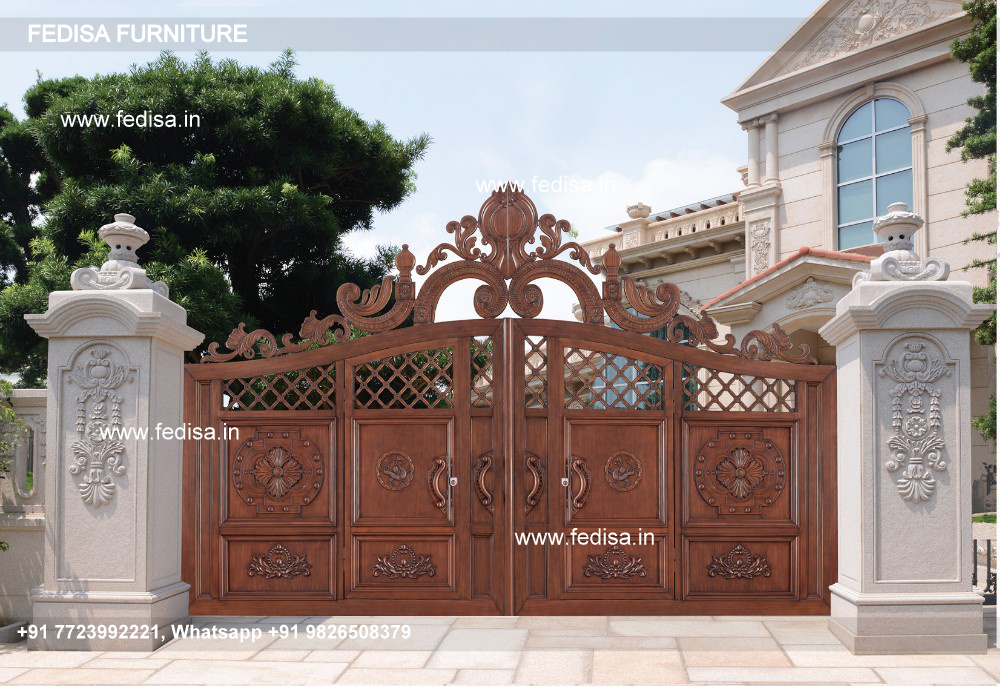 Temple Grill Gate Design Modern Iron Fence Double Door Net Gate Design ...