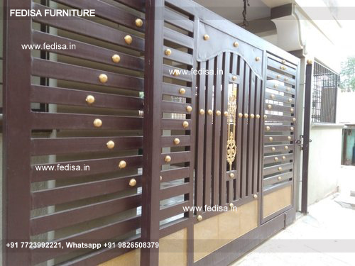Temple Grill Gate Design Store Gate Design Steel Gate Design Single ...
