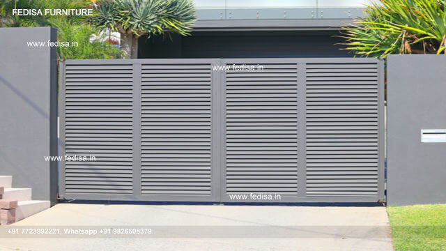 Wall Design With Grill Steel Plate Gate Design Chain Gate Design Steel ...