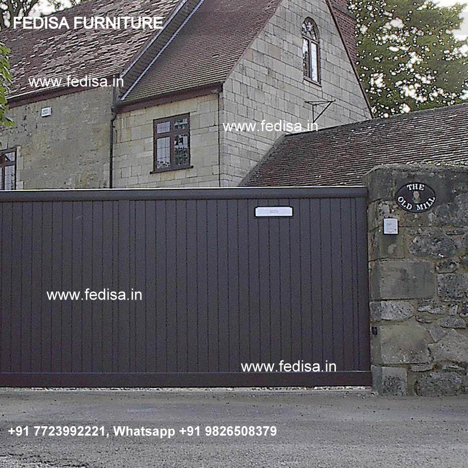 Wooden Gate Design For Home Steel Ss Gate Main Gate Ke Colour Steel Ka ...