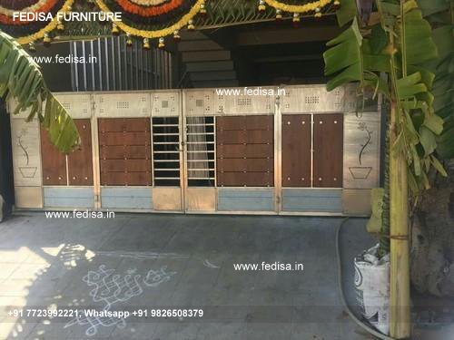 Wooden Gate Design For Home Strong Gate Design Entrance Pillar Design ...