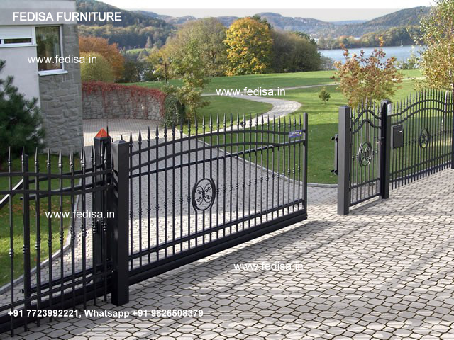 Wooden Gate Design For Room Modern House Main Gate Design Home Boundary ...