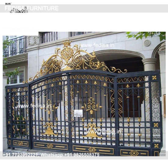 Wooden Gate Design Modern House With Gate Gate With Window Design Pipe ...